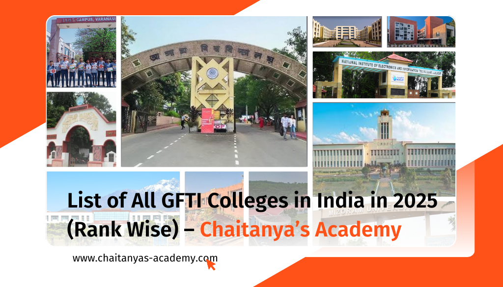 List of All GFTI Colleges in India in 2025 (Rank Wise)